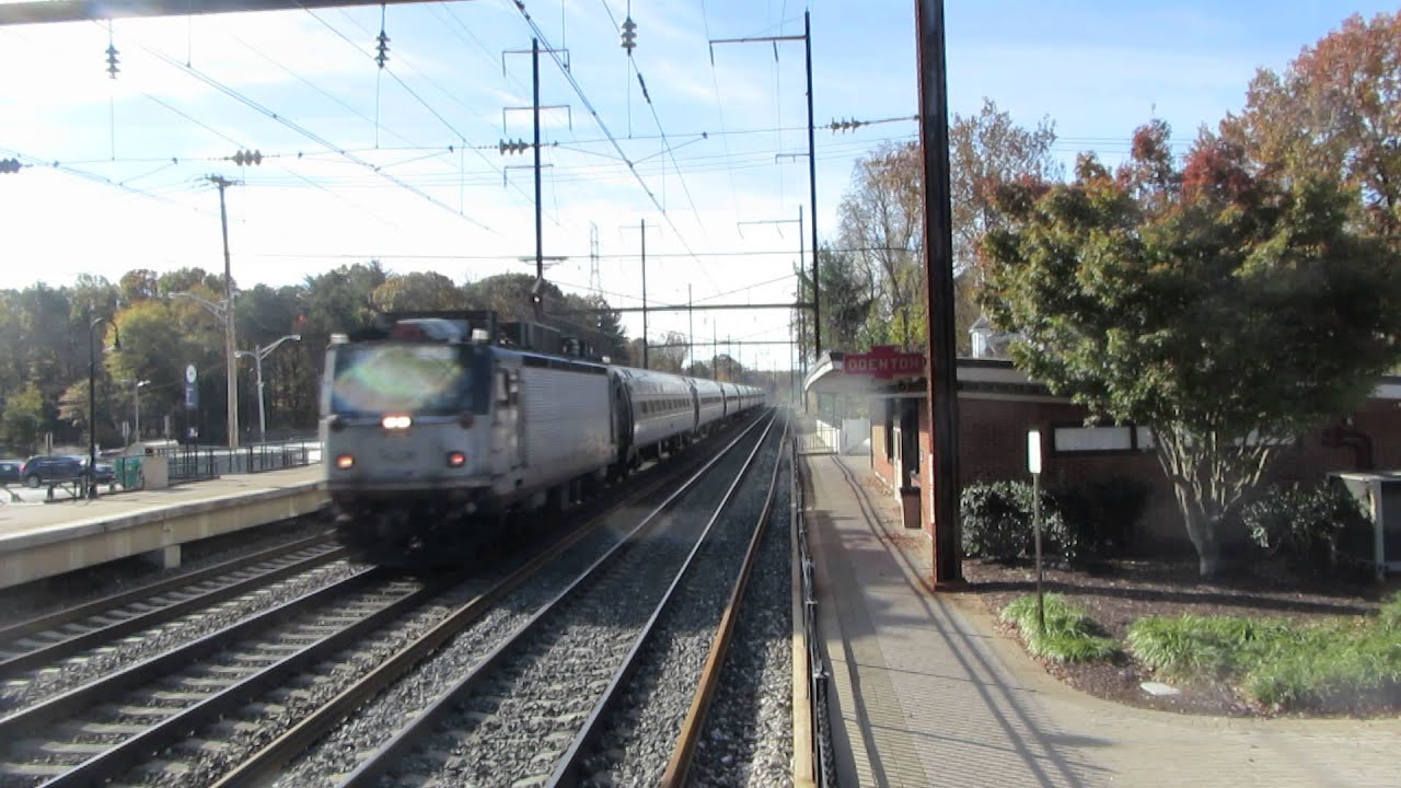 Amtrak on the Northeast Corridor - YouTube
