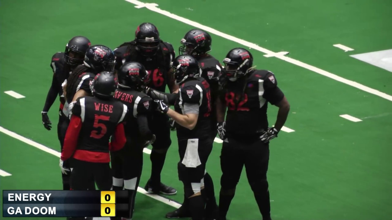 Carolina Energy vs. Georgia Doom AAL Football - LIVE - 4/21/2018 - YouTube