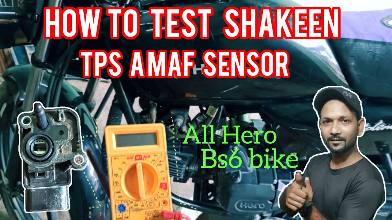 how to test shakeen tps a maf sensor | Hero Splendor bs6 😱 - YouTube