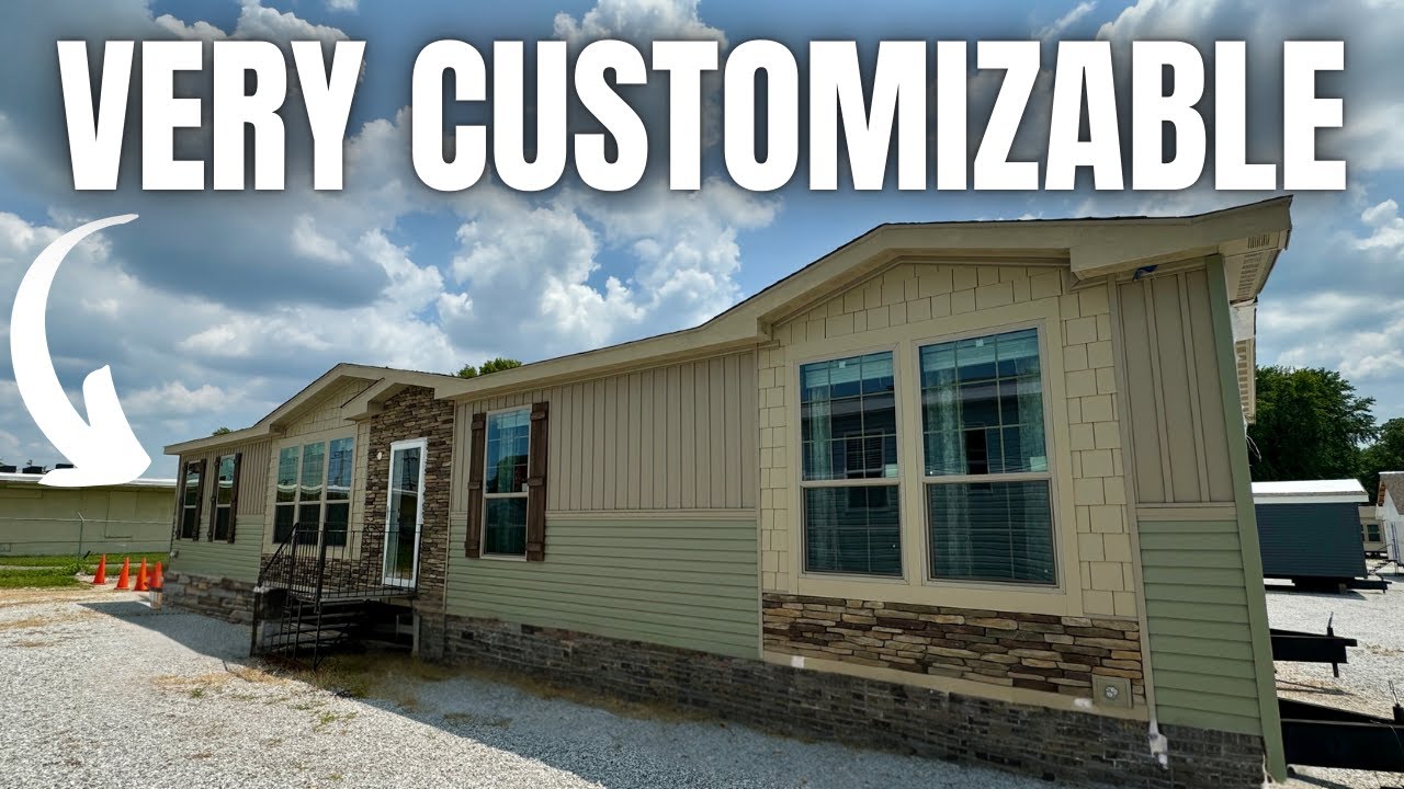 SO MANY DIRECTIONS to take this NEW mobile home! Prefab House Tour ...
