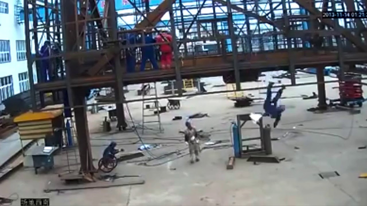 Fatal Fall from Fixed Ladder - YouTube