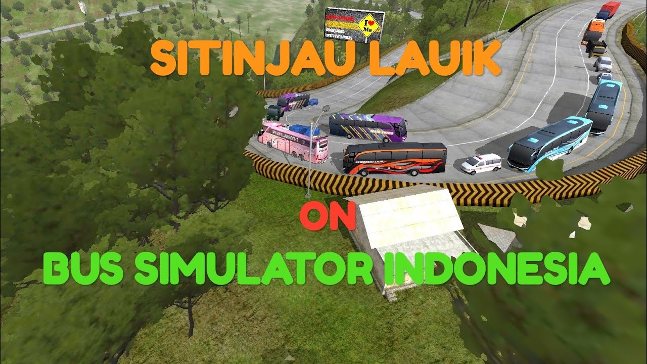 Highlight bus simulator Indonesia on route Bukittinggi - Padang. - YouTube
