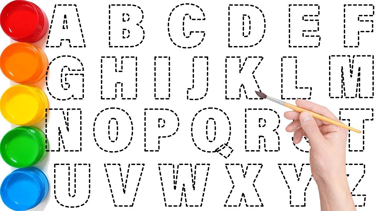 How to Draw & Paint A to Z Letters | Fun & Easy for Beginners | Easy A ...