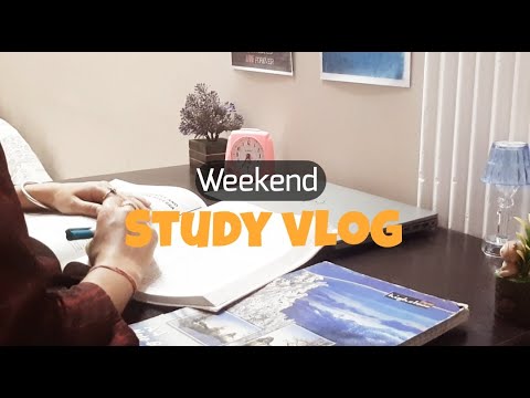 Weekend Study Vlog||Productive 7 hours study vlog|| Studying. - YouTube