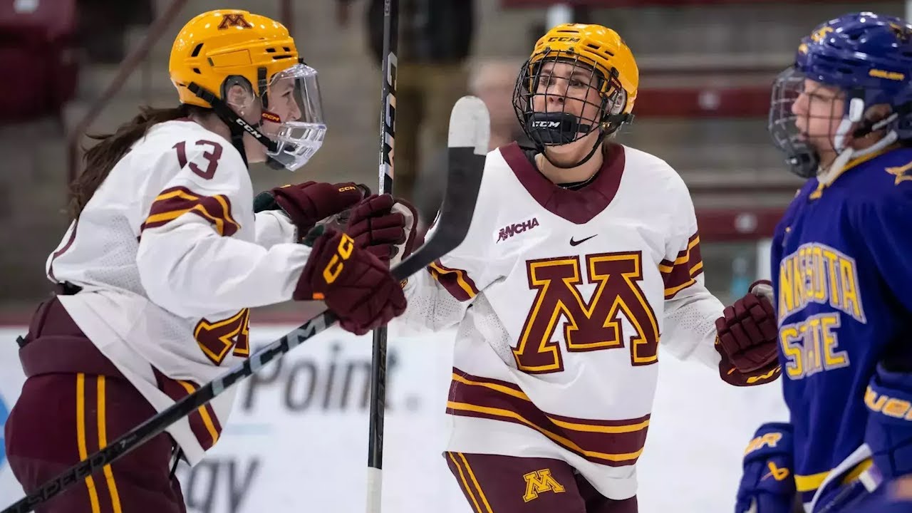 Highlights: #3 Minnesota Women's Hockey Wins First Game of WCHA ...