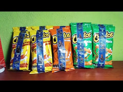 Abrí 10 Cheetos con Vuela Tazos Spider-man | C-de Colecciones - YouTube