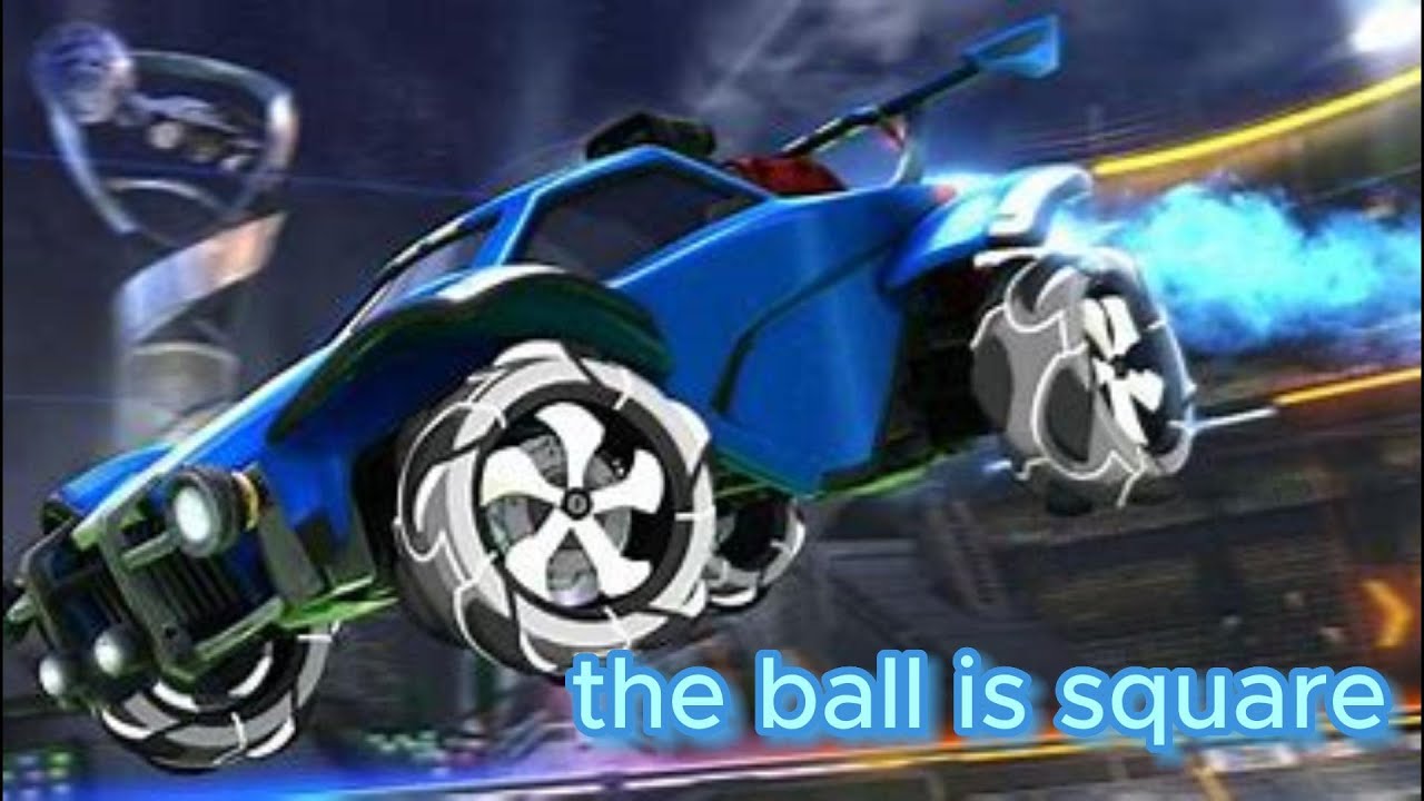 The ball is square!!!! |rocket league| - YouTube