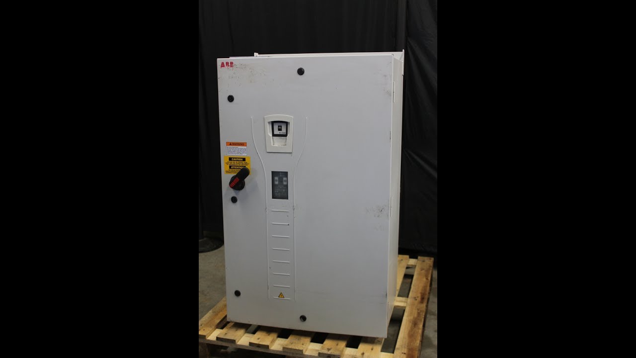 Test of 75 hp VFD, ABB model ACH550-BC-125A-4 - YouTube