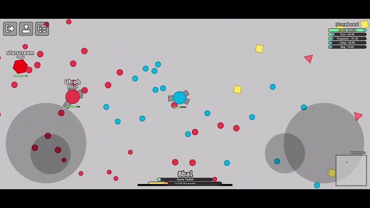 888.2k booster hunt || diep.io mobile - YouTube