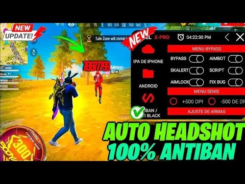 ANTI BAN PANEL FOR MOBILE 100% WORKING AUTO HEDSHOT OB47 UPDATE 👿👿😱 ...