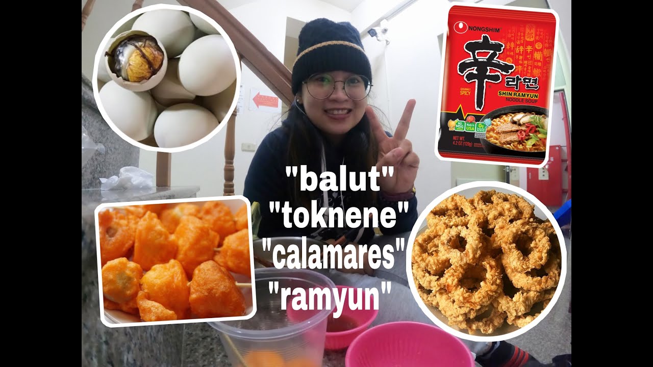 Winter Cravings...Shin Ramyun, Calamares, Toknene at Balut - YouTube