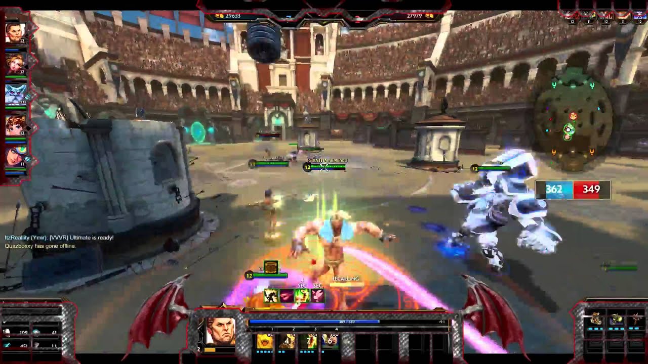 SMITE - Hercules Arena Gameplay - YouTube