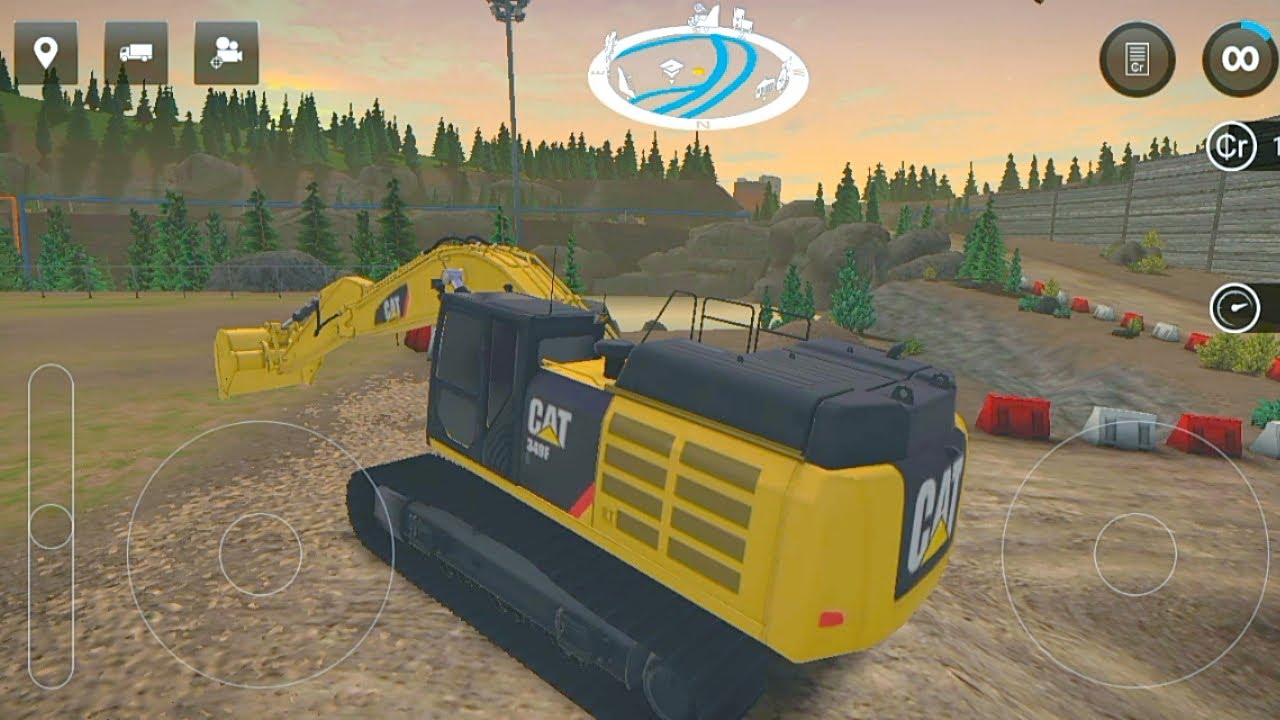 Hee!! HYTRAULIC Excavator Control Excavation Crane Functions in ...