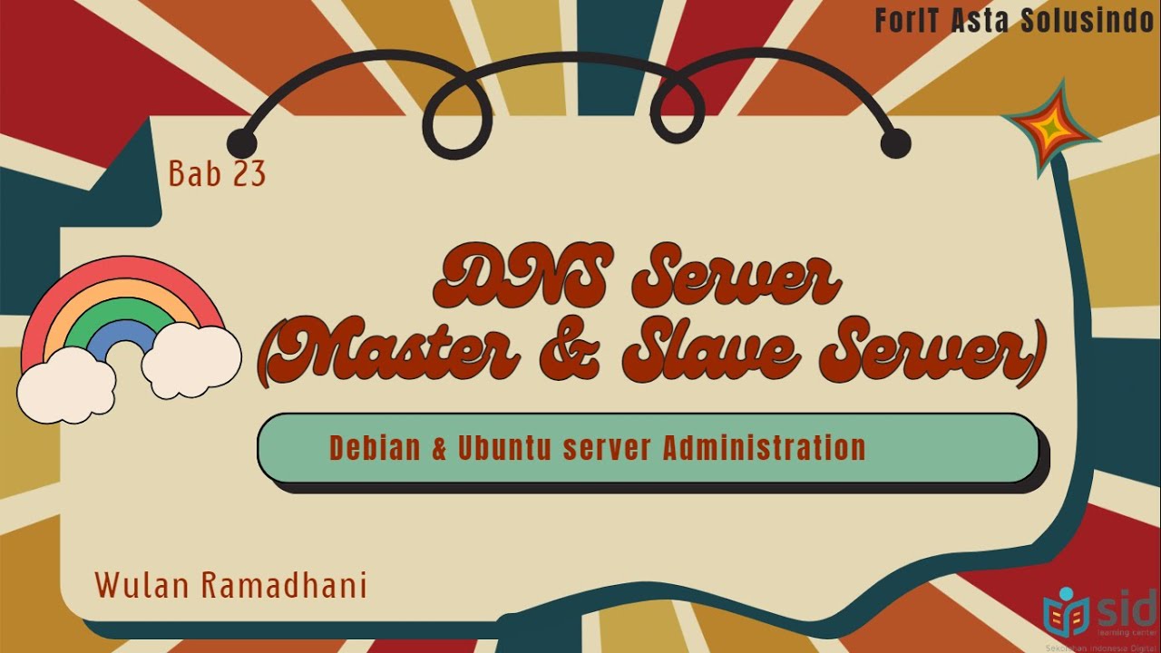BAB 23 DNS SERVER ( MASTER & SLAVE SERVER ) - YouTube
