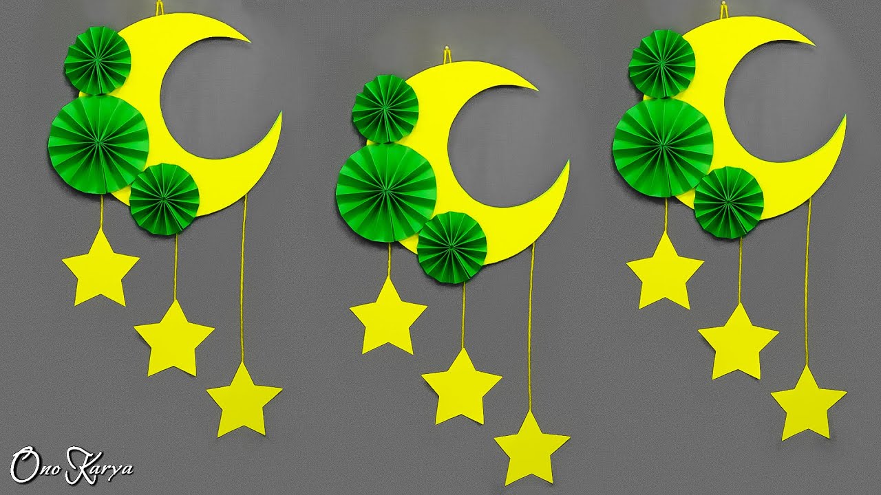 ide kreatif cara membuat hiasan ramadhan dari kertas yang mudah ...