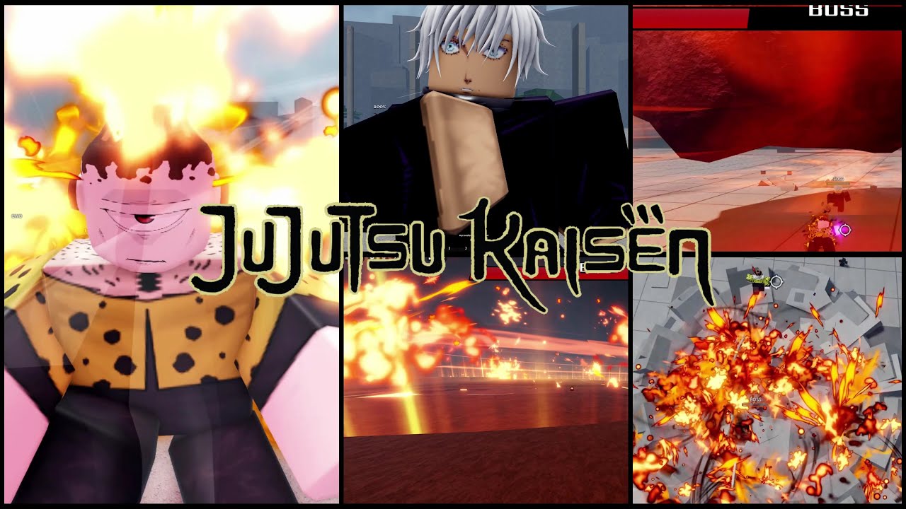 Fight the Gojo boss in Jogo | Cursed Arena | Jujutsu Kaisen Roblox ...
