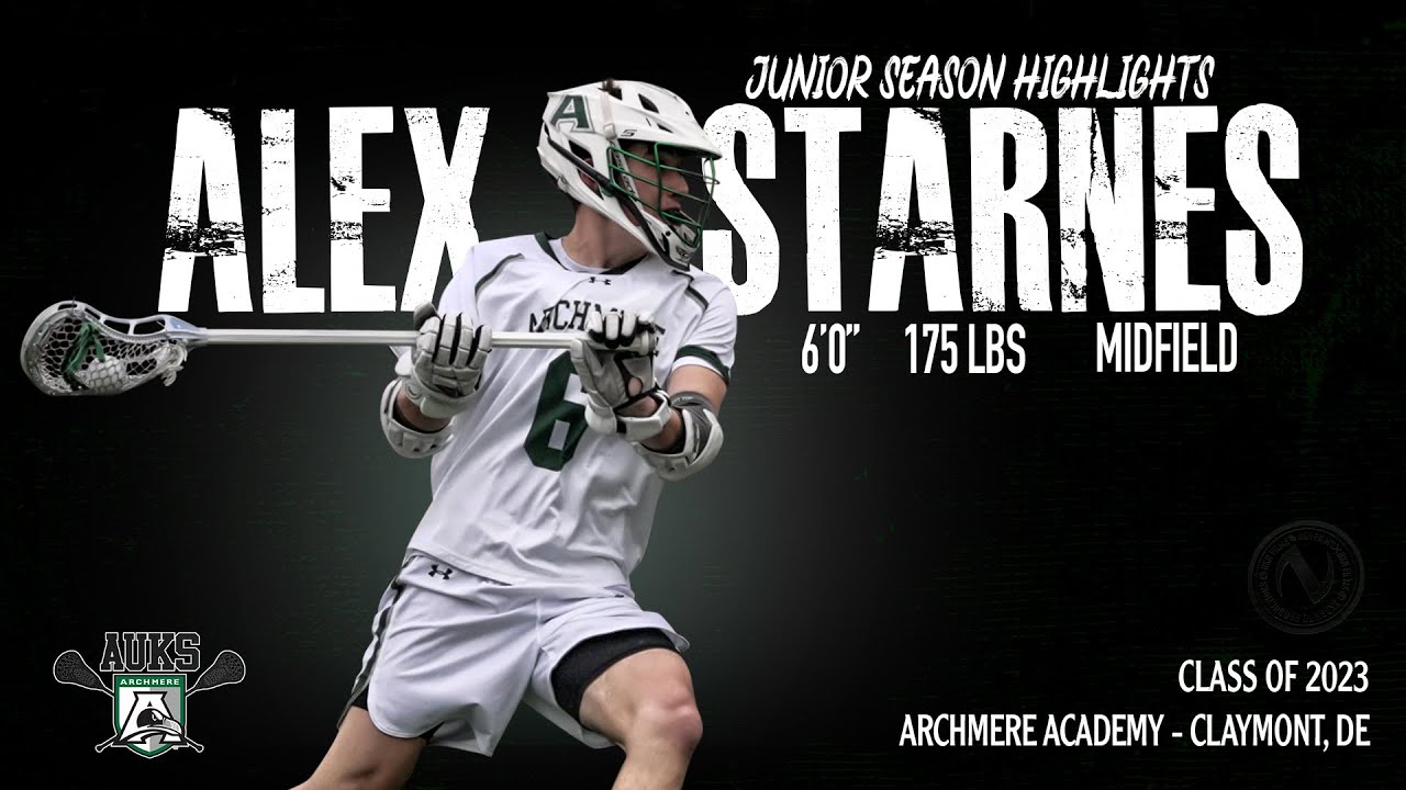 Alex Starnes Junior Highlights, Archmere Academy / Fusion Elite - YouTube