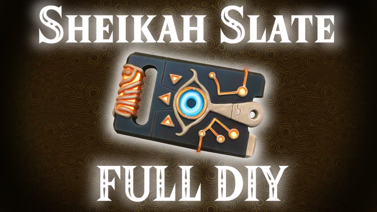 Breath of the Wild Sheikah Slate DIY FULL TUTORIAL - YouTube