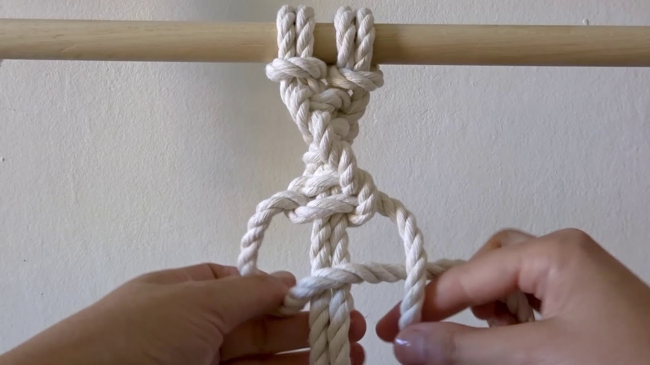 Nudo en Espiral Macramé - YouTube