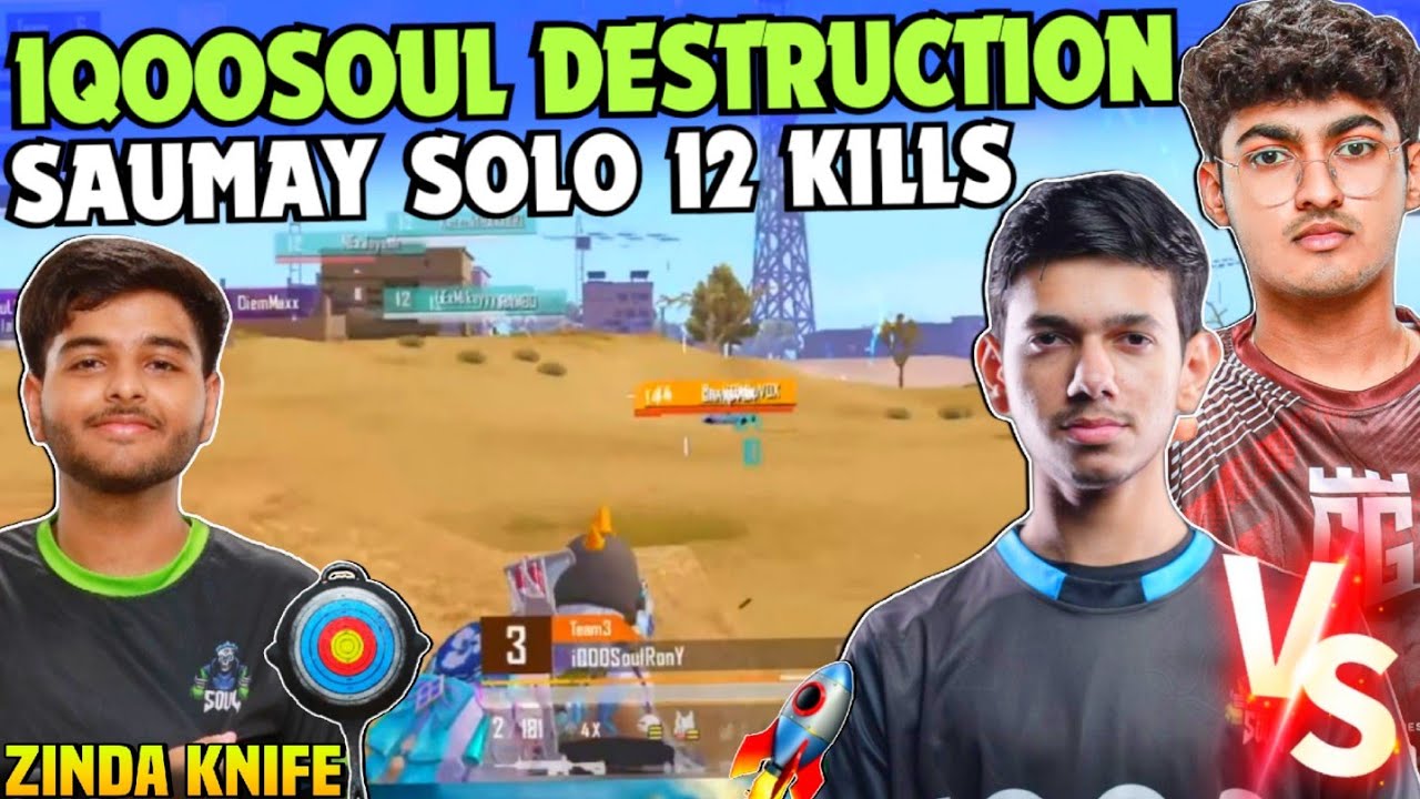 iQOOSouL 21 Finishes Domination 😳 SouL Ninja & Nakul on Fire 🔥 Saumay ...