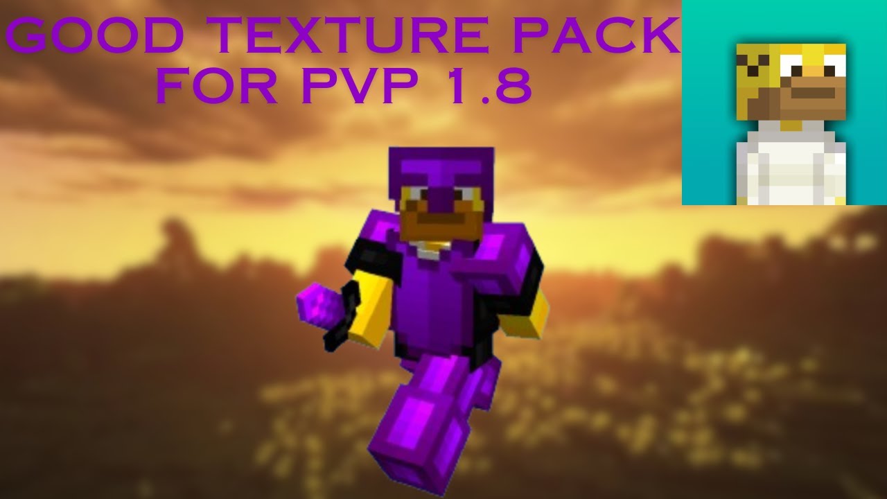 Good texture pack for pvp 1.8 - YouTube
