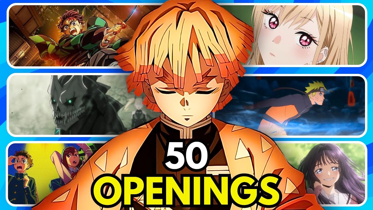 ANIME OPENING QUIZ🔥 - 50 Openings [VERY EASY - VERY HARD] - YouTube
