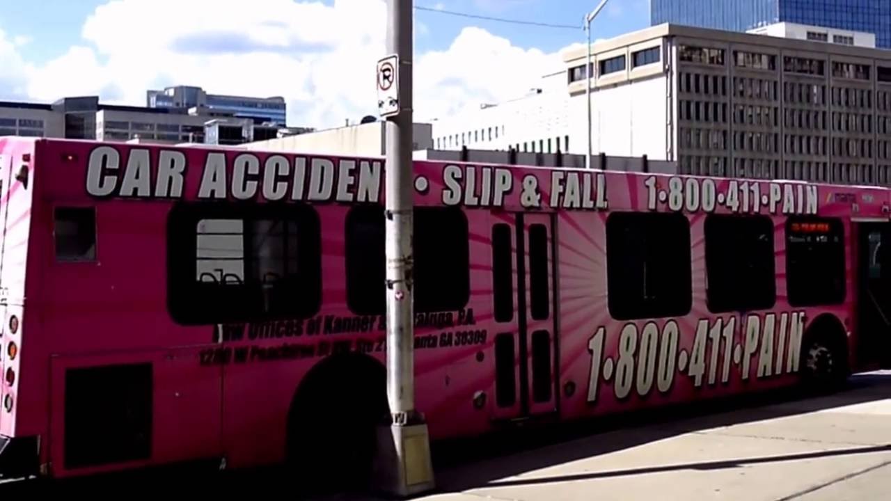 MARTA Atlanta, Downtown, Bus action, Rush hour, - YouTube