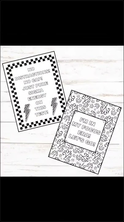 Big Brain Energy | Coloring Pages | Gen Alpha Edition - YouTube