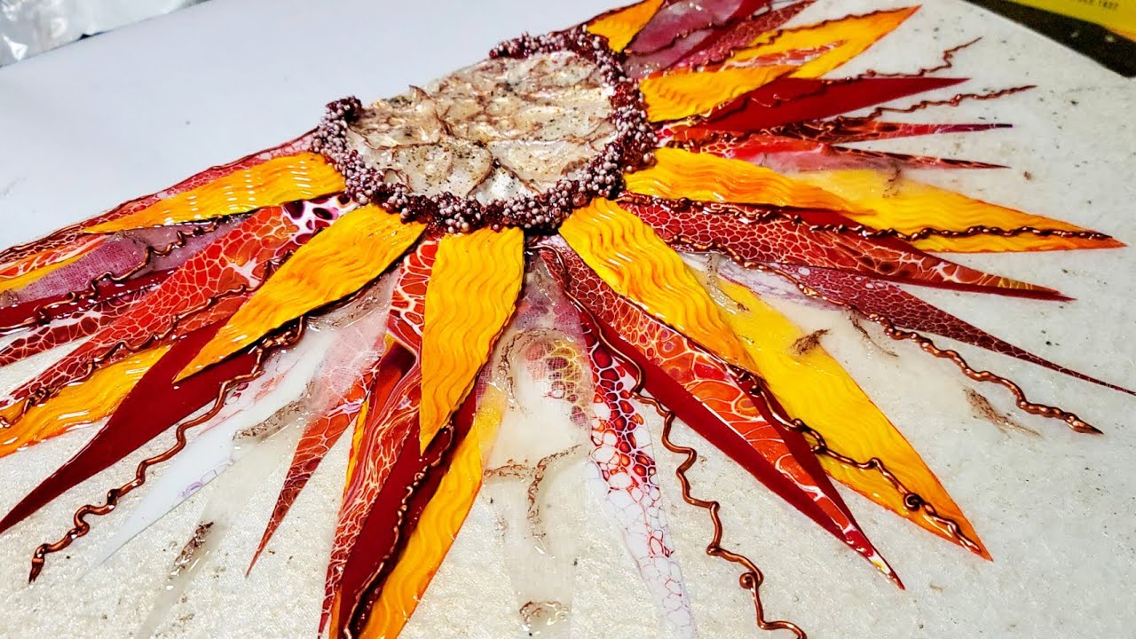 Turn Your Left Over Paint Into This! Skin Art ️ Acrylic Paint Pouring ...