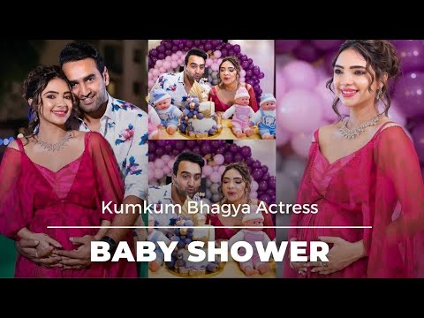 Heavily Pregnant Kumkum Bhagya Actress Looks Gorgeous In Her Baby Shower