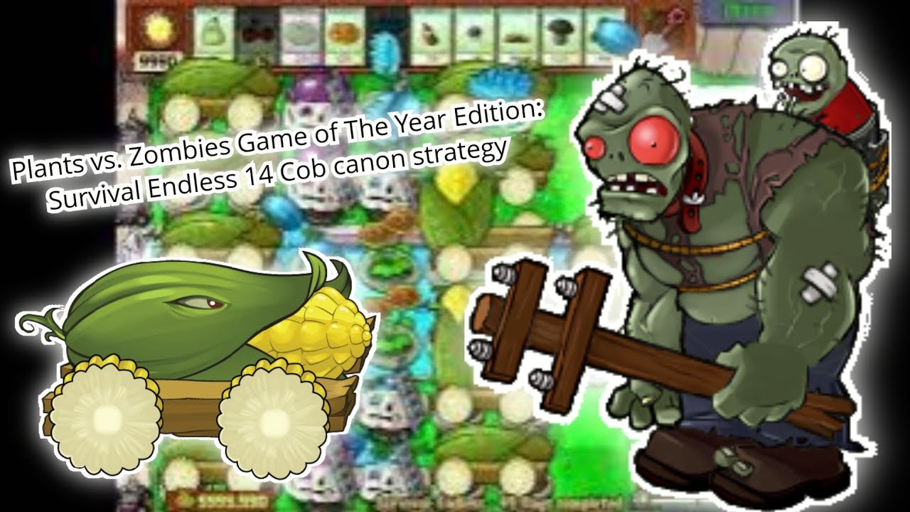 Plants vs Zombies Goty: Survival Endless 62 Flags Completed | Ladder ...