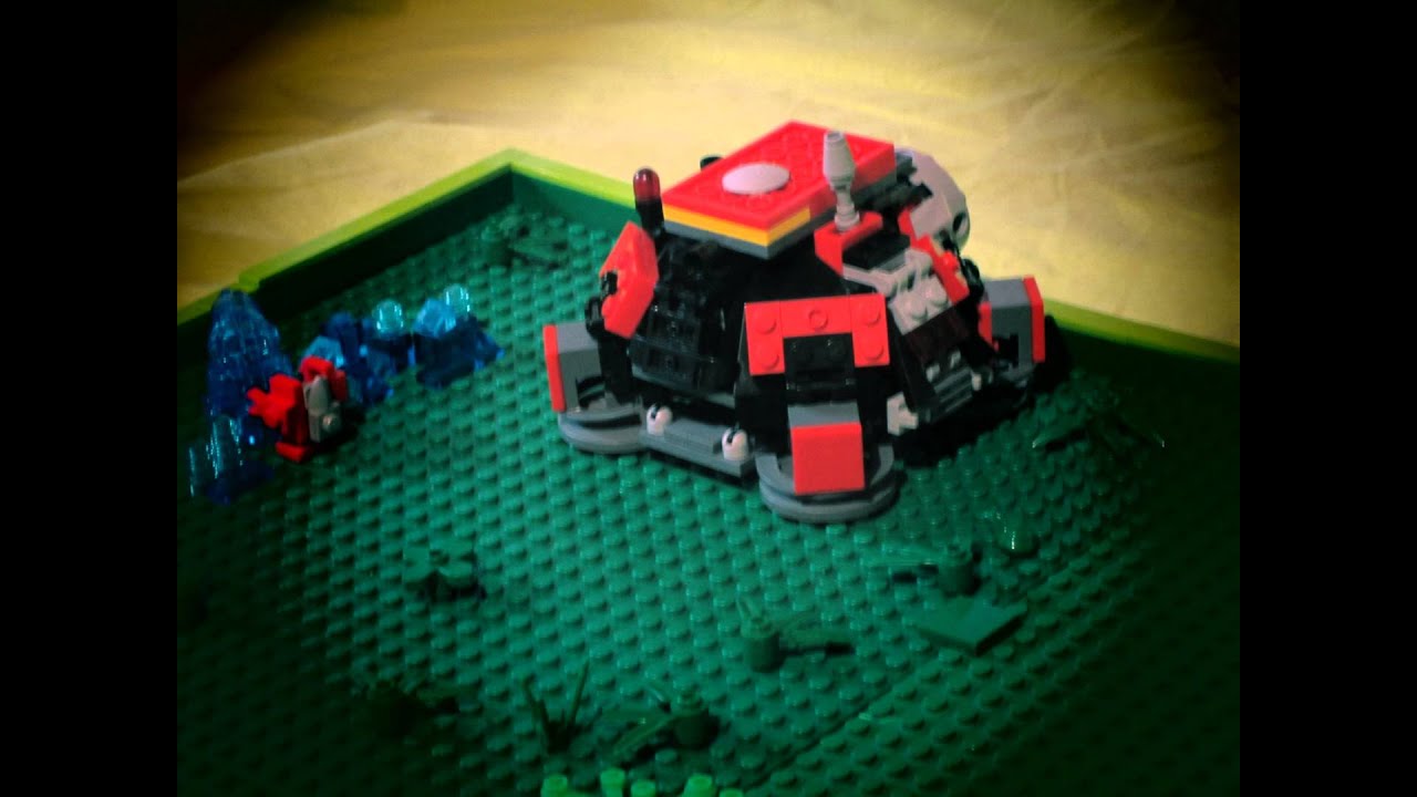 Lego Starcraft 2 SCV Mining Animation - YouTube