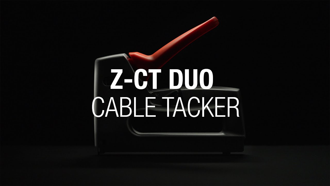 Tacwise Z-CT Heavy Duty Duo Metal Cable Tacker - YouTube