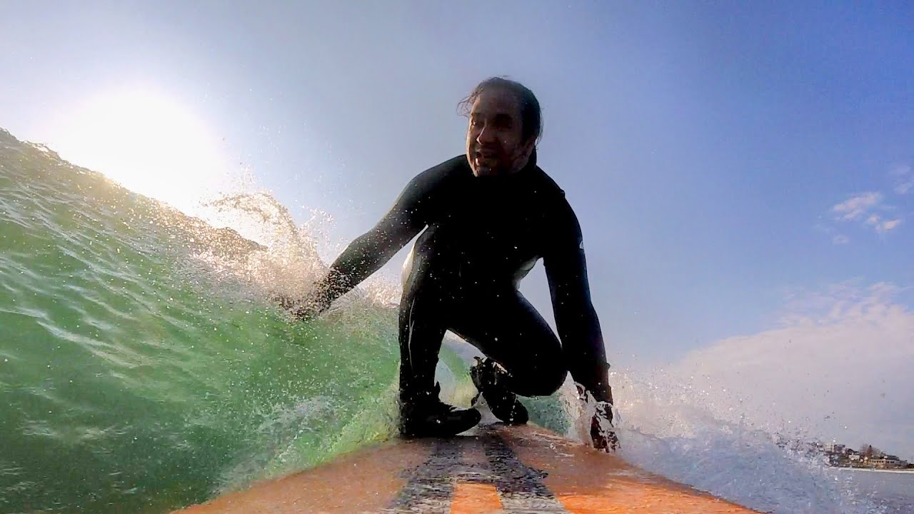 Fun Sunny Spring Surf near Boston (REAL Edit) - YouTube