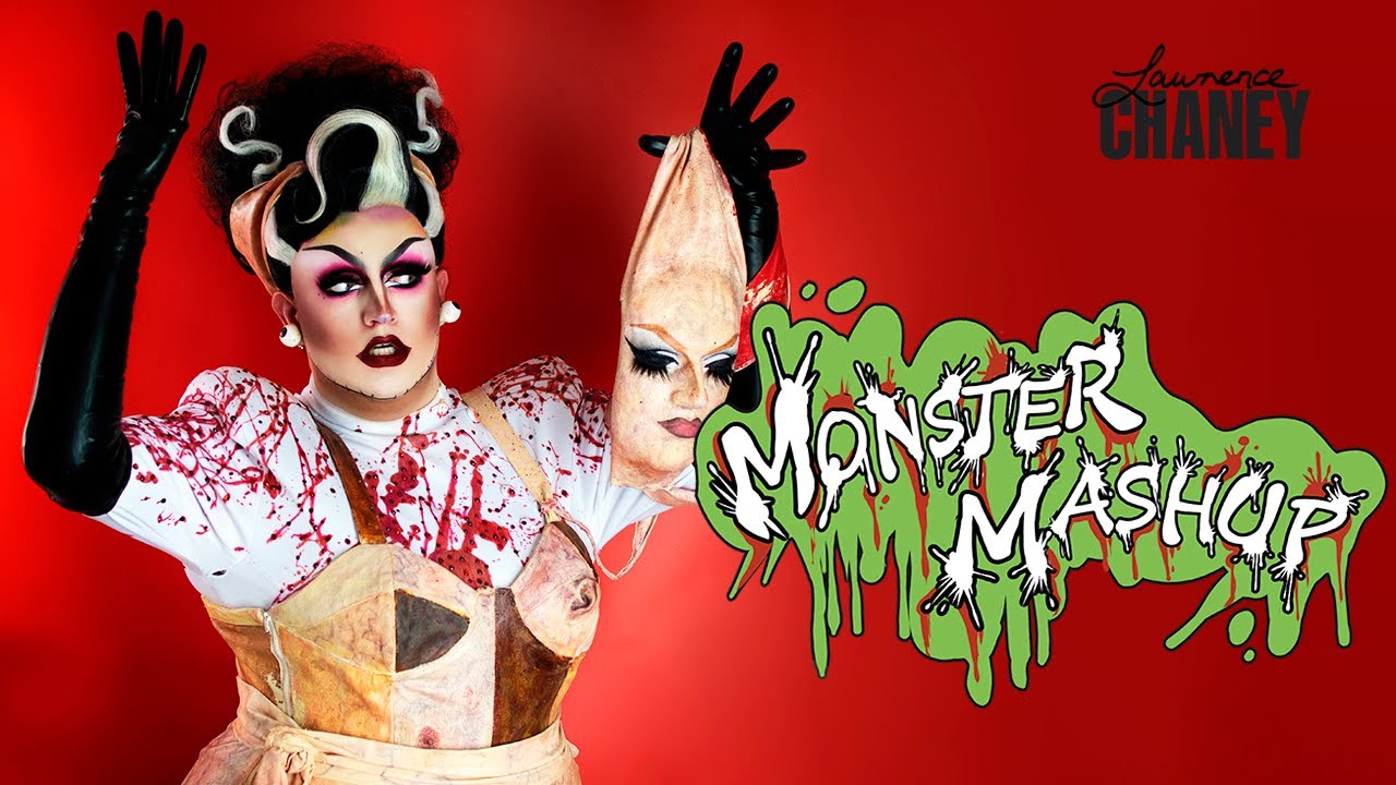 LAWRENCE CHANEY - Monster Mash Up GRWM Makeup Video | RuPauls Drag Race ...