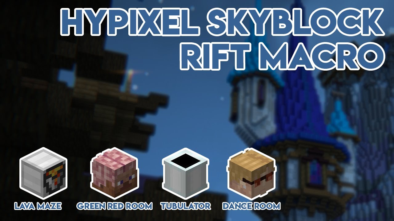 Hypixel Skyblock Rift Macro / Auto Dance Room / Mirrorverse Helper ...
