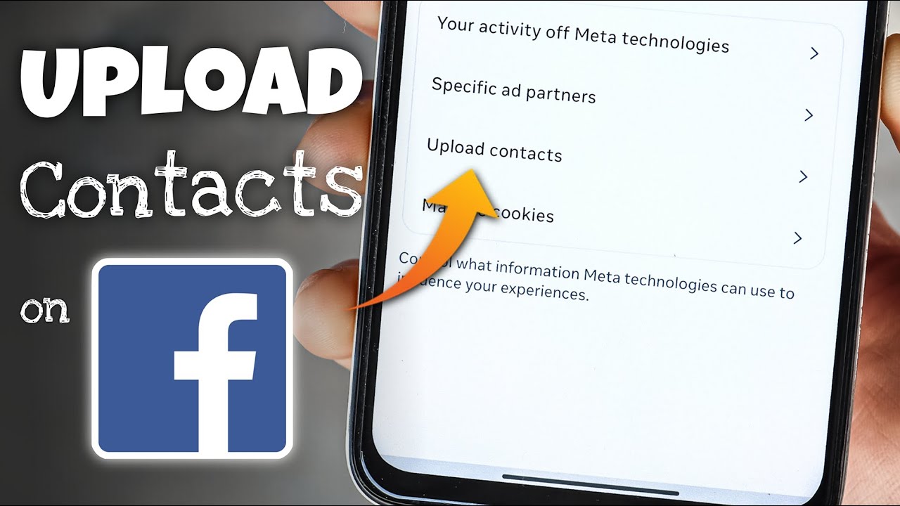 How to Upload Contacts on Facebook - YouTube