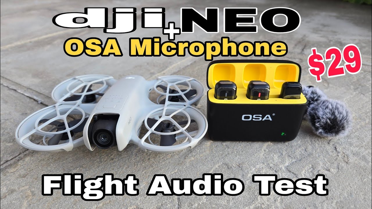 Dji NEO Drone - Audio Test Flight (OSA Wireless lavalier Microphone ...