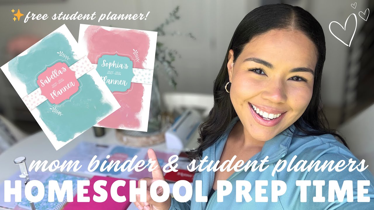 Back to HOMEschool Prep with me! 📓🩷 || MOM BINDER Organization & FREE ...