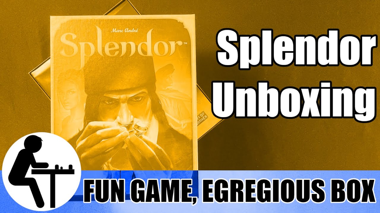 Splendor Unboxing: Fun Game, Egregious Box - YouTube