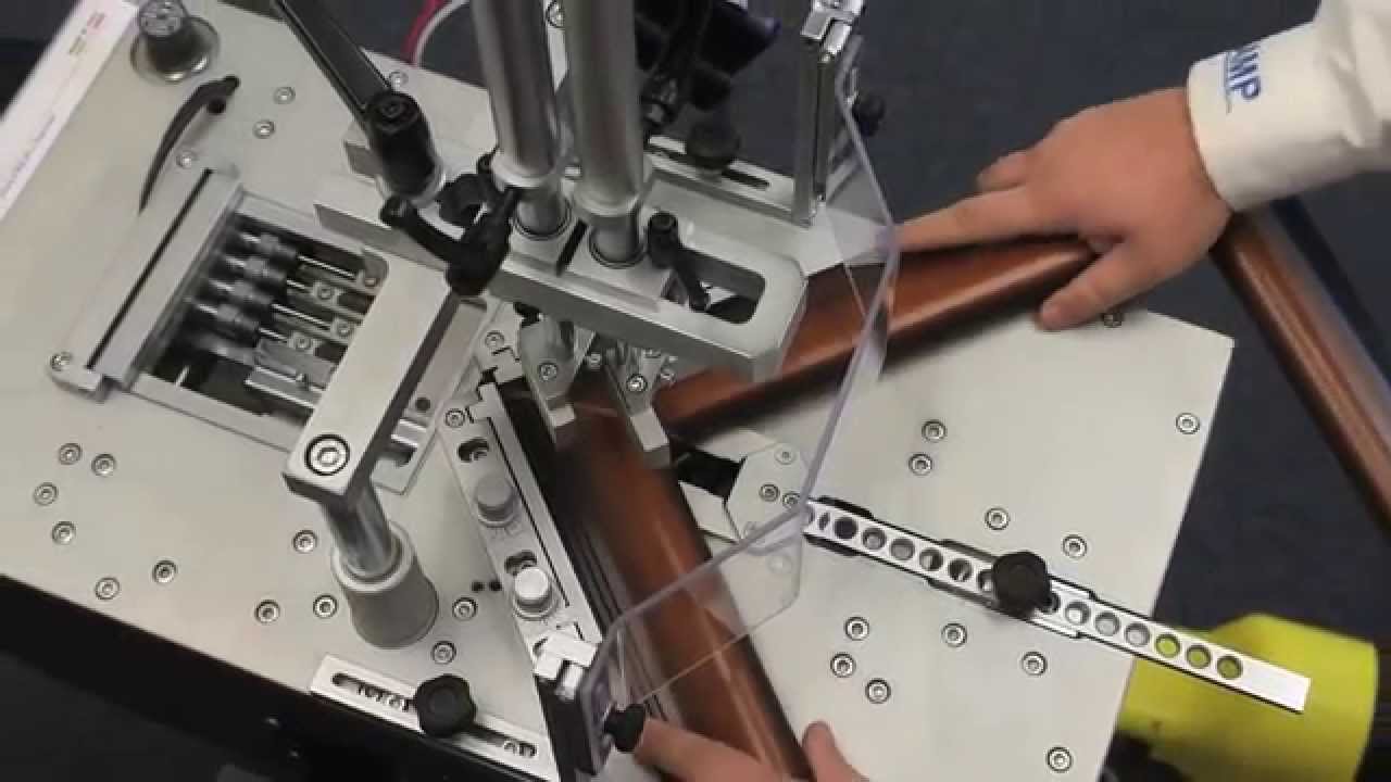 Alfamacchine U-600 Multi-Channel Frame Joining Machinery - YouTube