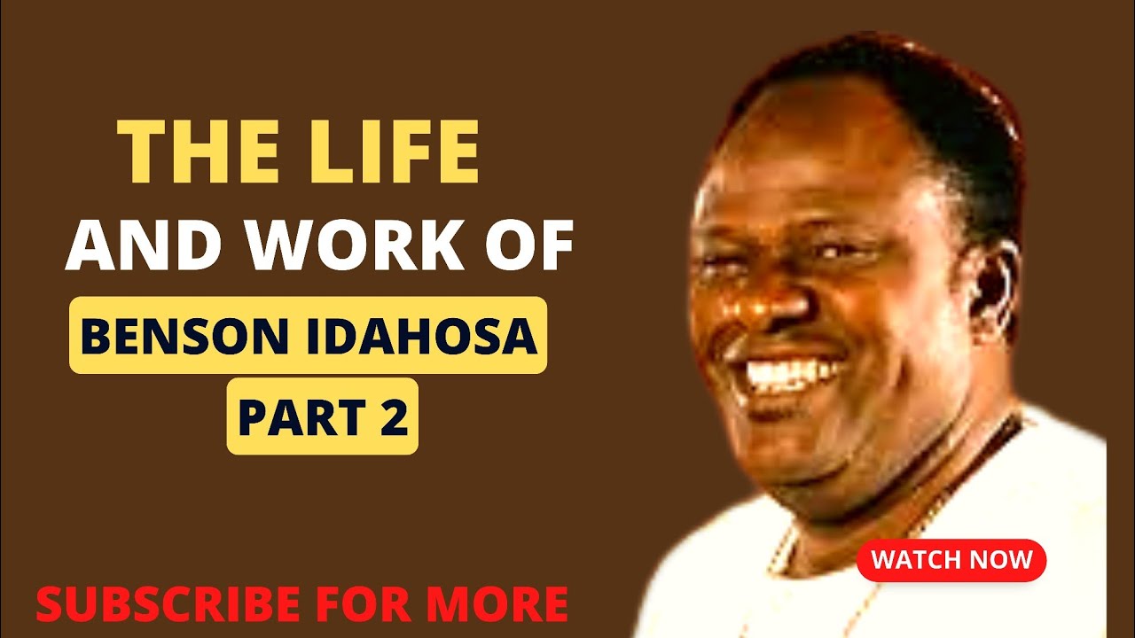 Benson idahosa's life, work and miracles. live testimony my his wife ...