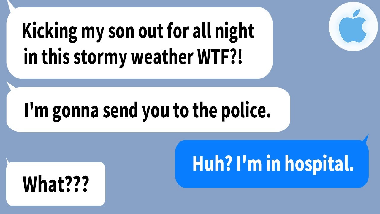 【Apple】My MIL suddenly called in anger, "WTF! You kicked my son out ...