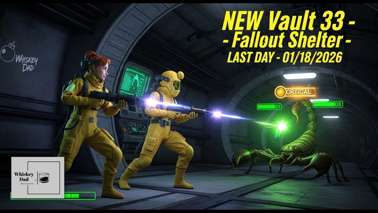 NEW Vault 33 - Fallout Shelter - Last Day - 01/18/2026 - YouTube