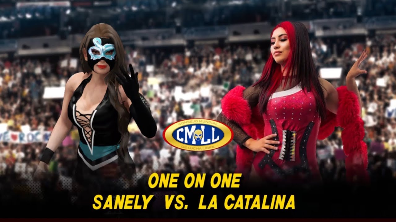 CMLL - La Catalina vs Sanely Arena Mexico Lucha Libre Consejo Mundial ...