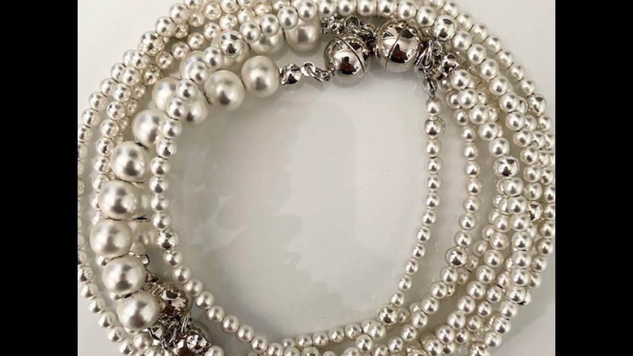 Satin Silver Available For Pre-order - 10 Way Necklace - Maria Nicola ...