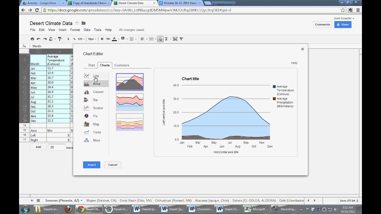 Desert Climatogram Directions - YouTube