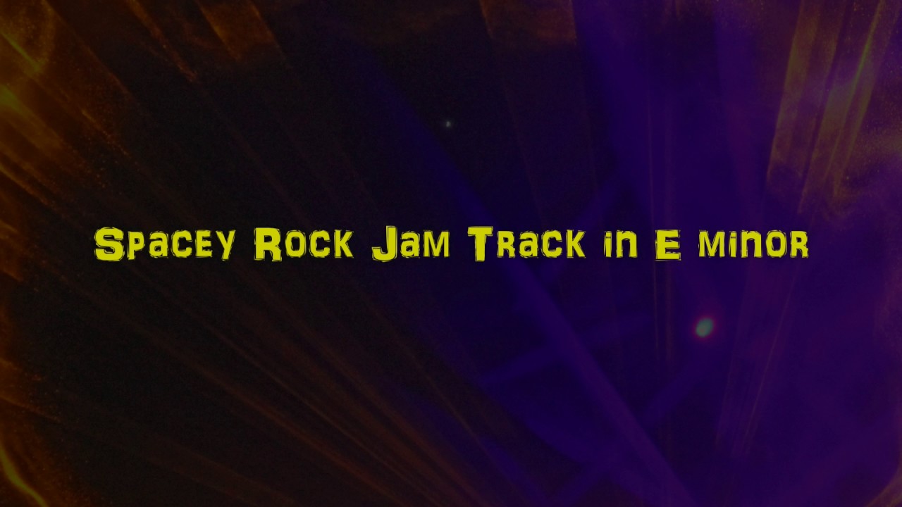 Spacey Rock Jam Track in E minor - YouTube