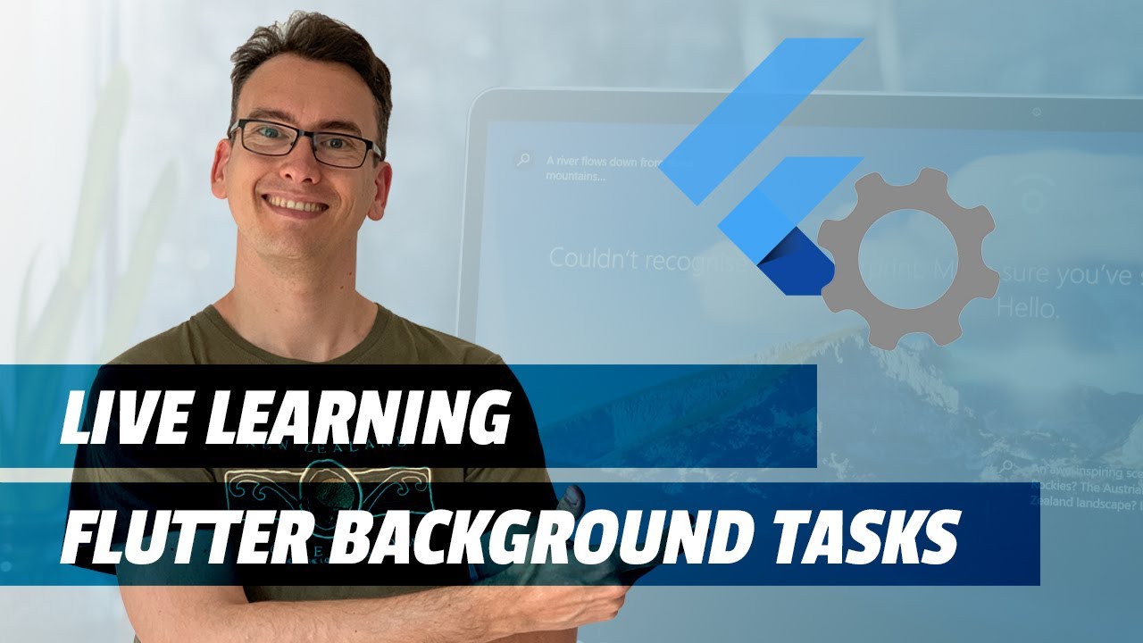 Flutter Live Learning 🤔 - Background Tasks in Flutter - Just Chatting ...