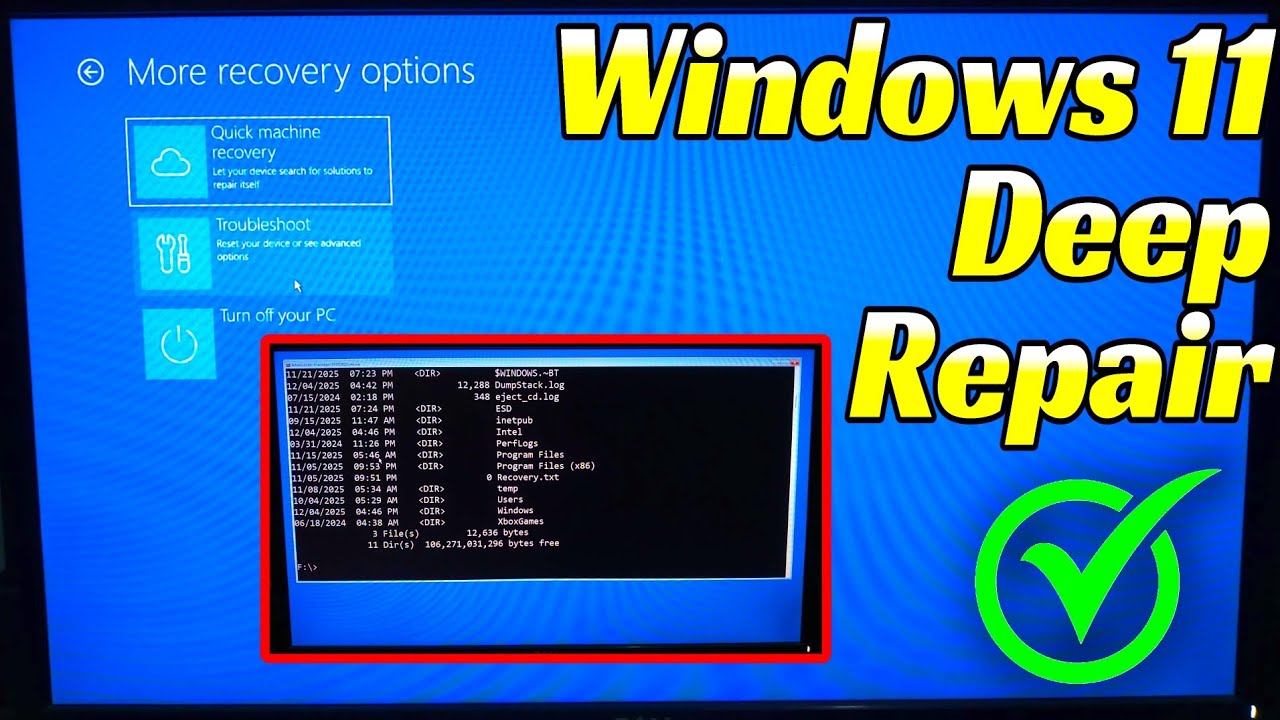 Fix Windows 11 Not Booting (Full Repair Using USB / No Data Loss) - YouTube